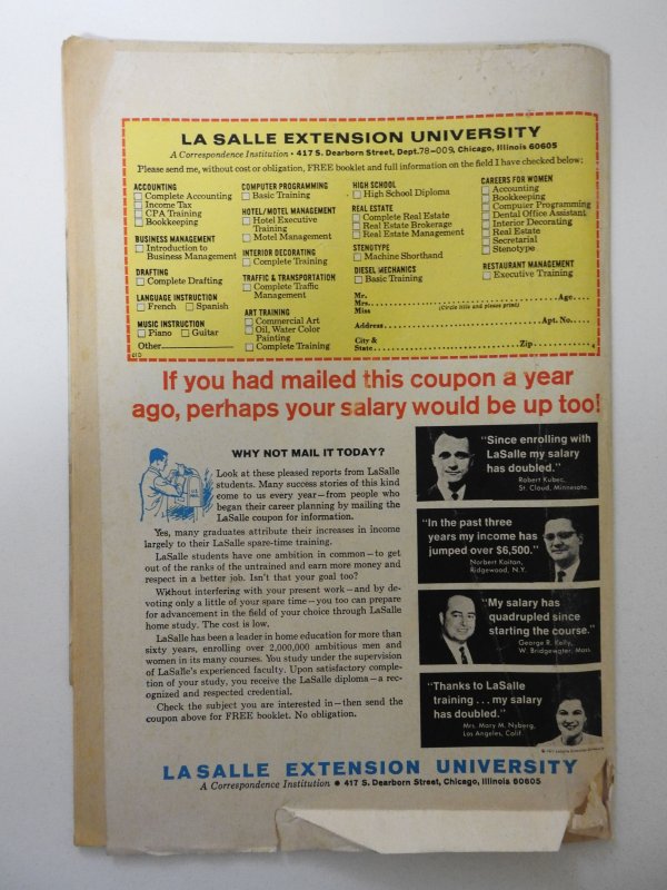 Marvel Feature #4 (1972) GD+ Cond cover detached bottom staple, 1 in ...