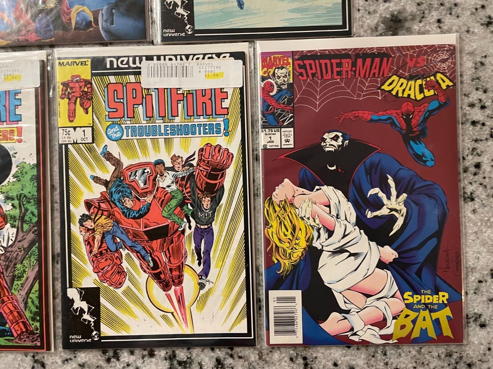 7 Comics Spider-Man Dracula 1 Spitfire 1 2 Squadron 1 Brand 1 Starblast 1 2 RH5 | Comic Books ...