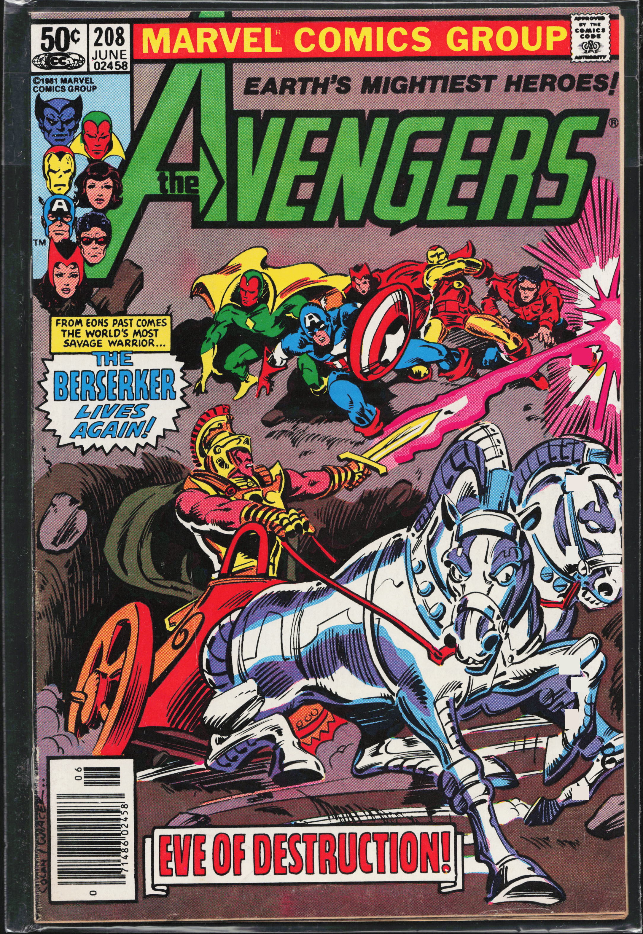 The Avengers #208 Newsstand Edition (1981) The Avengers | Comic Books ...