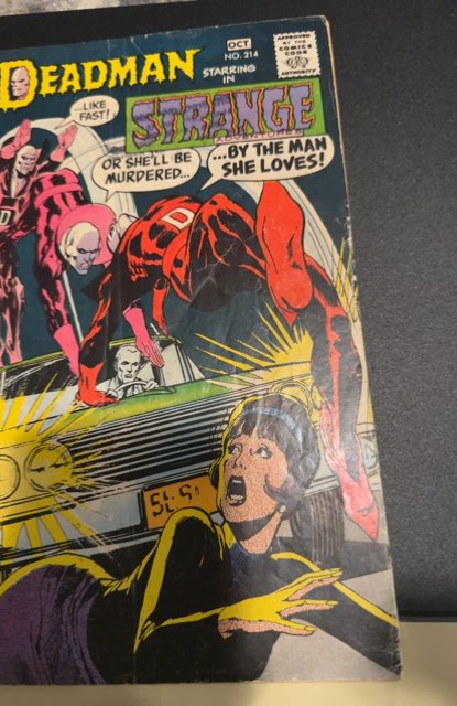Strange Adventures #214 (1968)Neal Adams art/cover and run | Comic ...