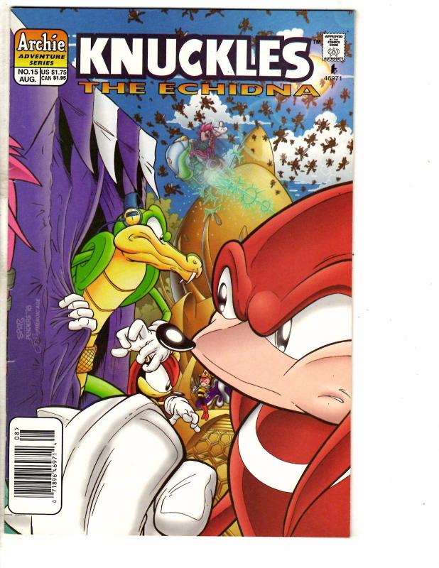 Knuckles # 15 VF Archie Adventure Series Comic Book Sonic The Hedgehog ...