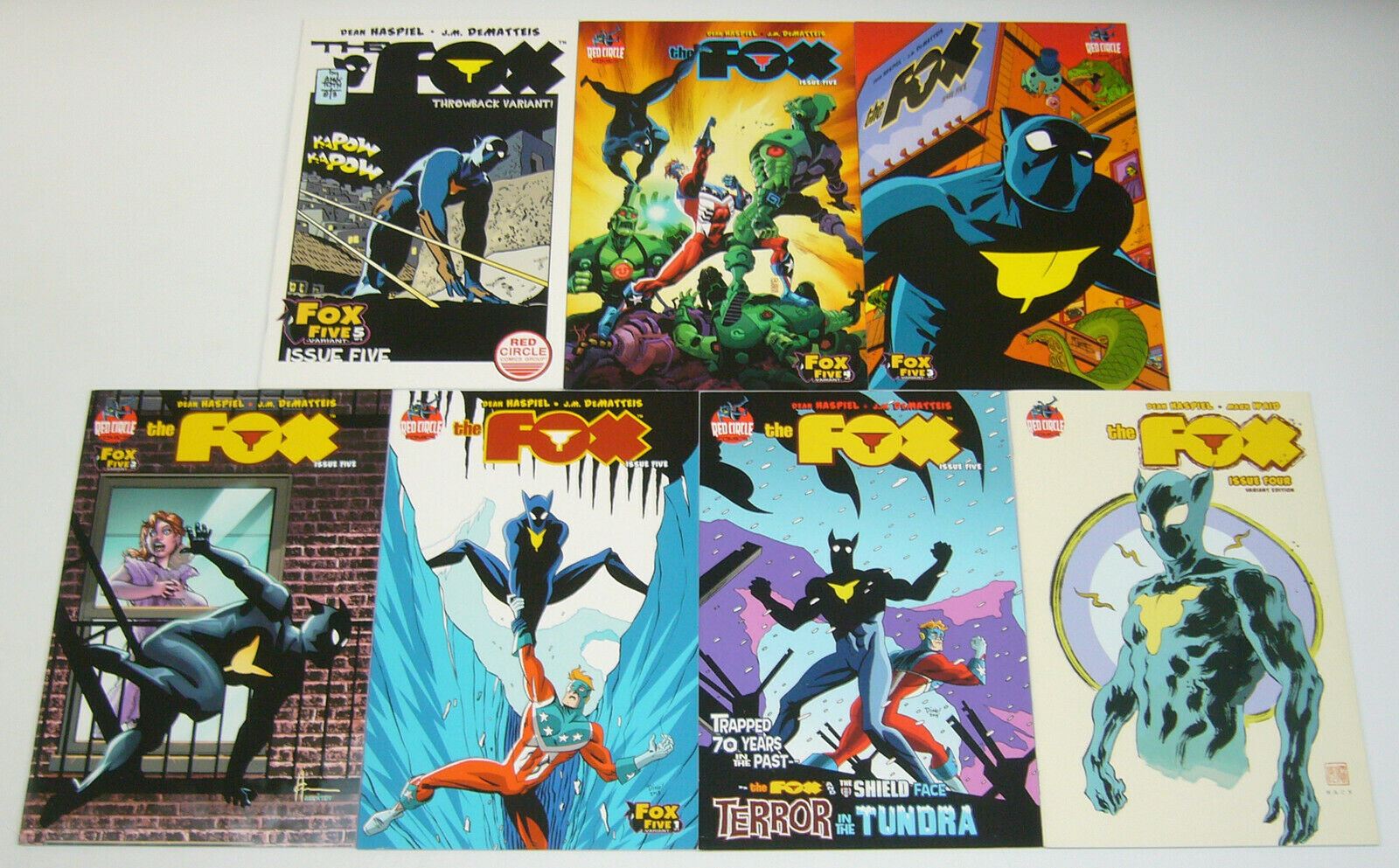 the Fox #1-5 VF/NM complete series - archie red circle mega set w/(12 ...