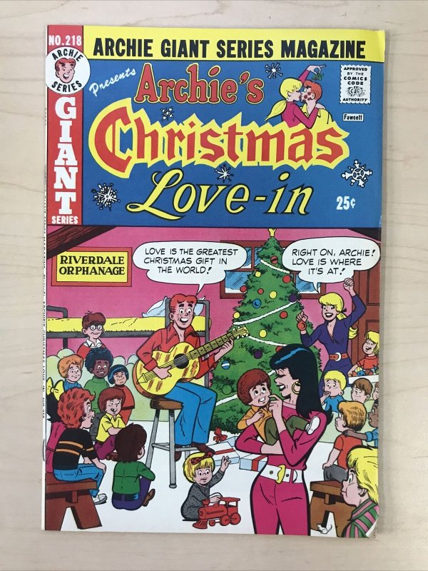 Archie Giant Series Magazine 218 Archie’s Christmas Love-In | Comic ...