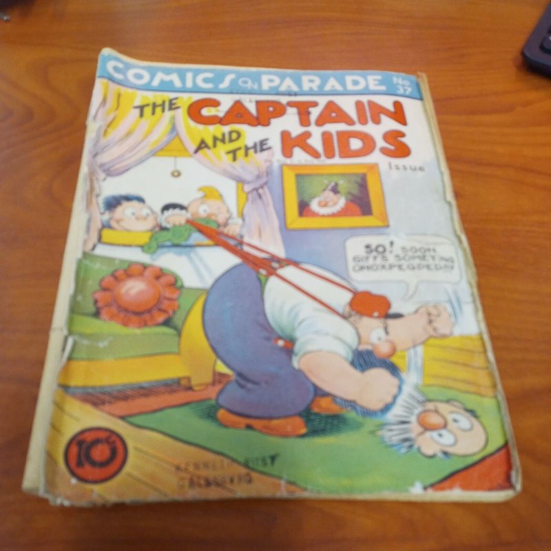 Comics on Parade 37 the Captain and the Kids United Features 1942 ...