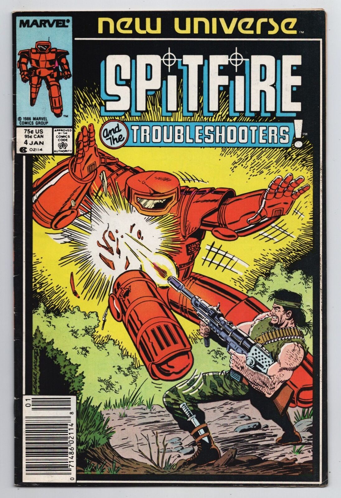 Spitfire And The Troubleshooters #4 Todd McFarlane Art (Marvel, 1987 ...