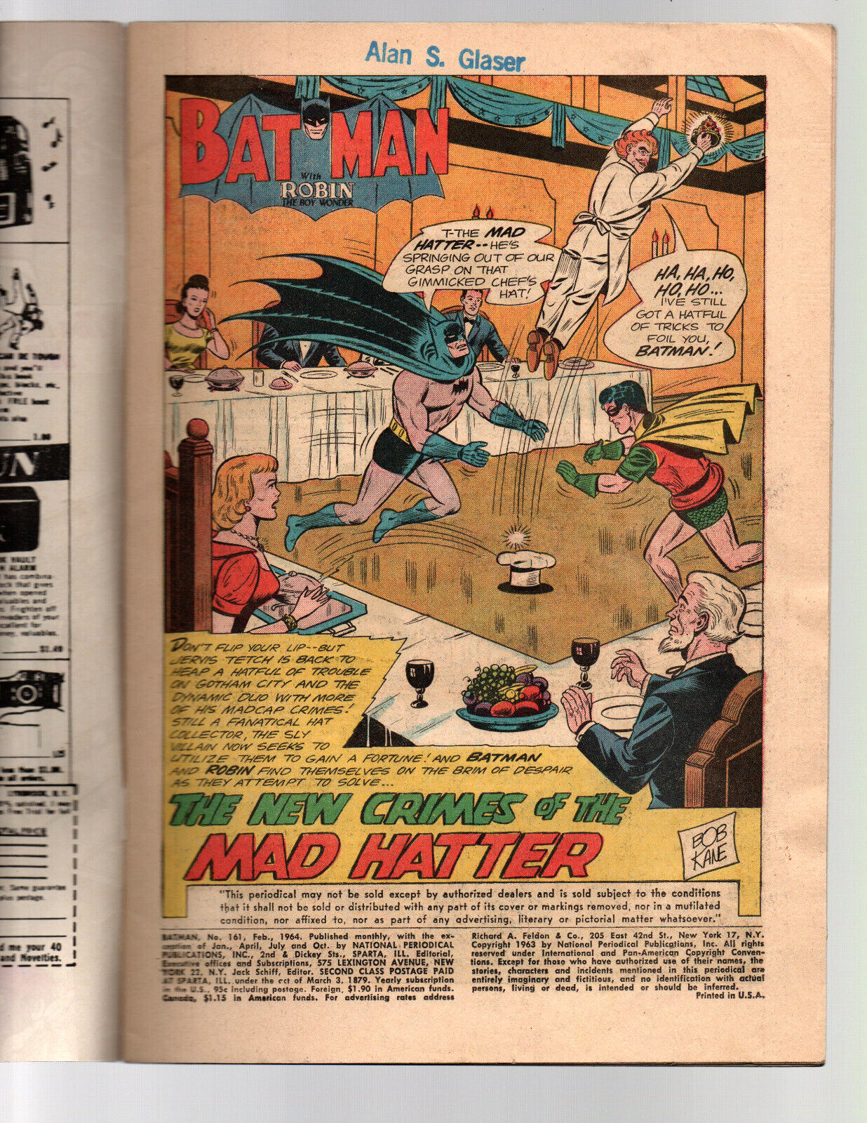 Batman #161 - Bat-Mite - Mad Hatter - 1964 - (-VG) | Comic Books ...