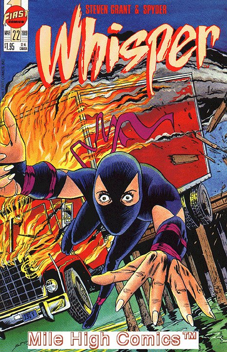 WHISPER (1986 Series) (FIRST COMICS) #22 Fine Comics Book | Comic Books ...