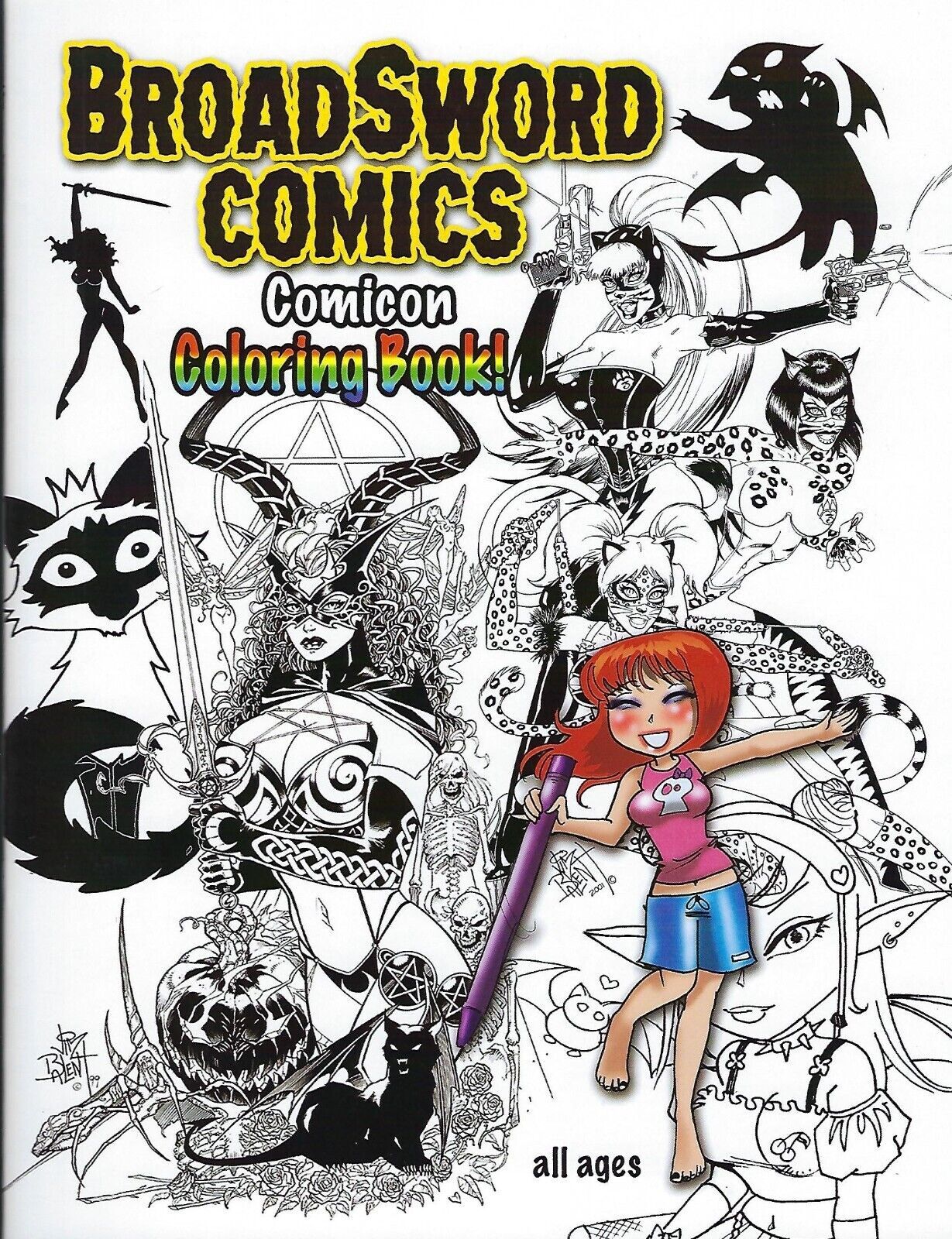 Broadsword Comics COMICON Coloring Book !!! VERY RARE !!! NM | Comic ...