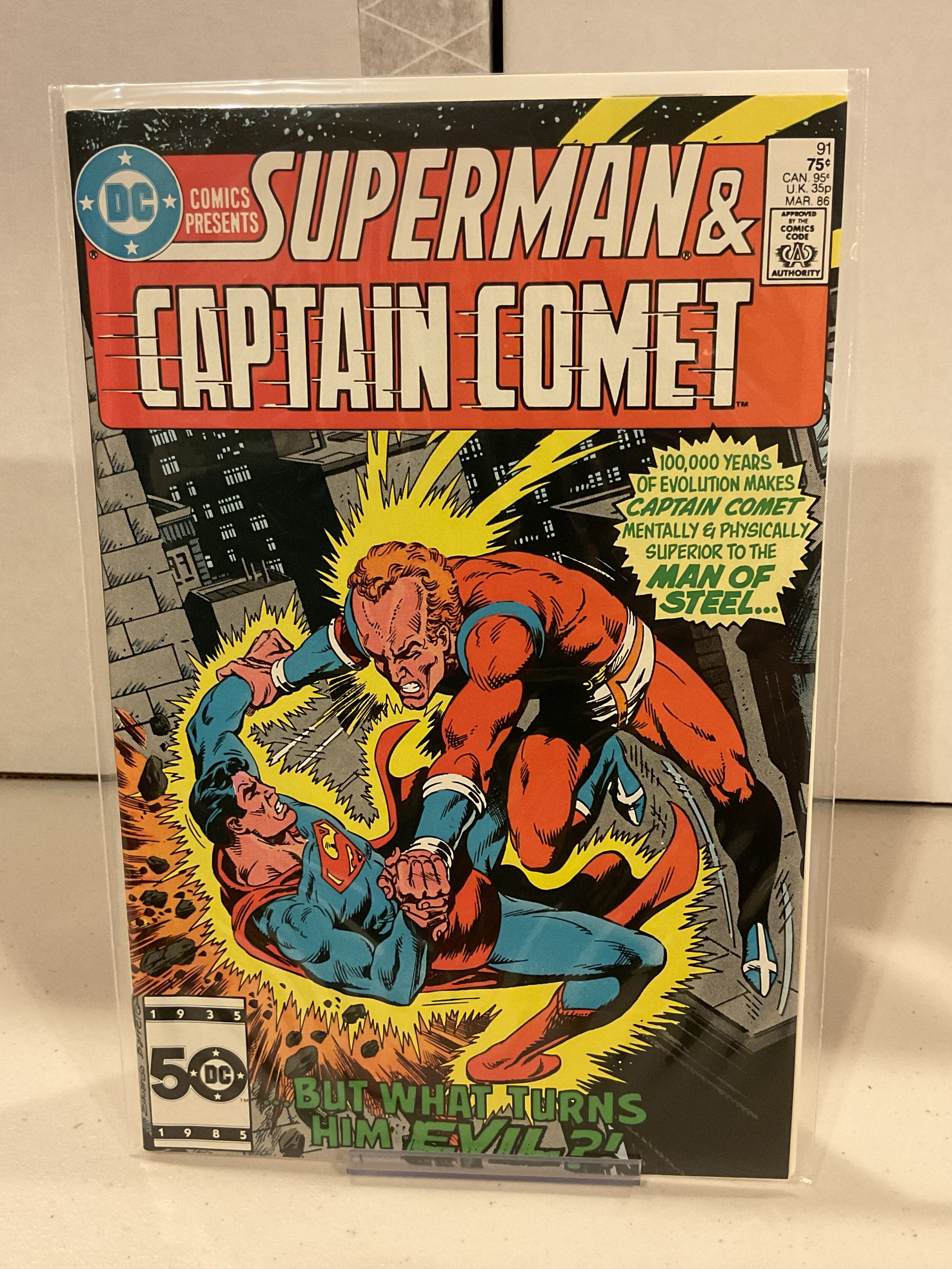 DC Comics Presents #91 1986 Superman and Captain Comet! 9.0 (our ...