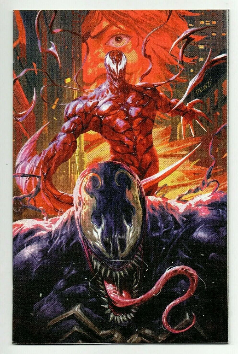 Venom #25 Derrick Chew Virgin Exclusive (1St Cameo of Virus) | Comic ...
