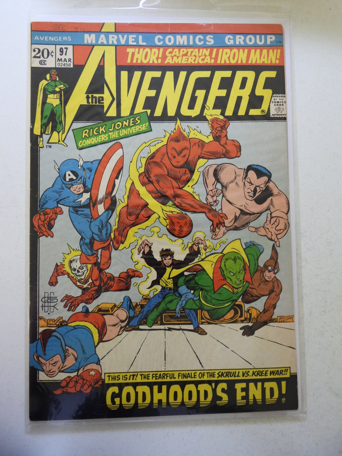The Avengers #97 (1972) The Avengers | Comic Books - Bronze Age, Marvel ...