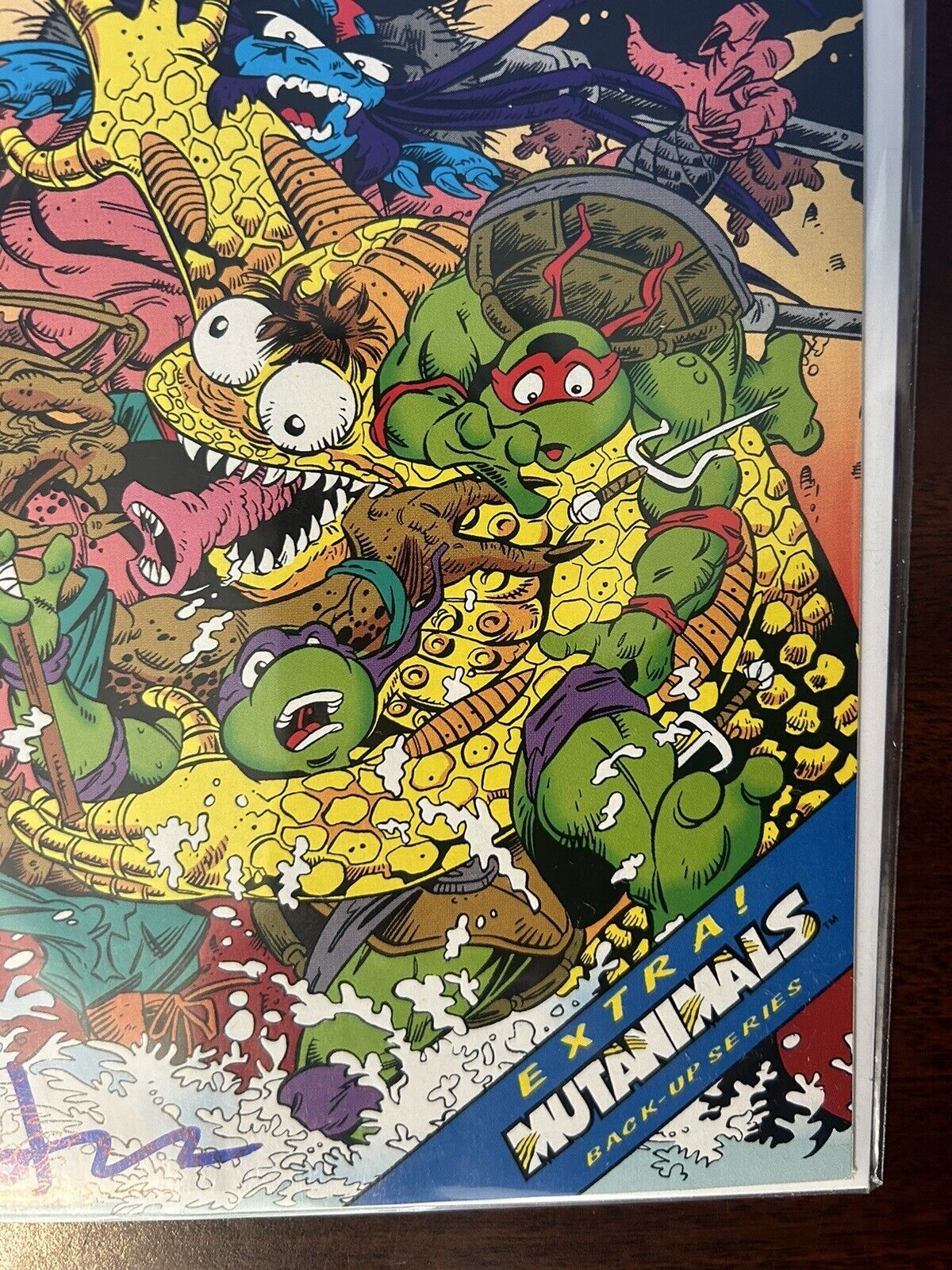 Teenage Mutant Ninja Turtles Adventures #52 9.4 NM Signed Kevin Eastman ...
