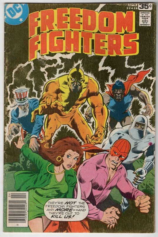 Freedom Fighters #13 VINTAGE 1978 DC Comics | Comic Books - Bronze Age ...