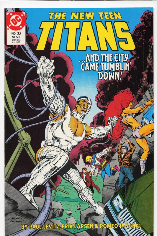 The New Teen Titans #33 (1987) Teen Titans | Comic Books - Copper Age ...