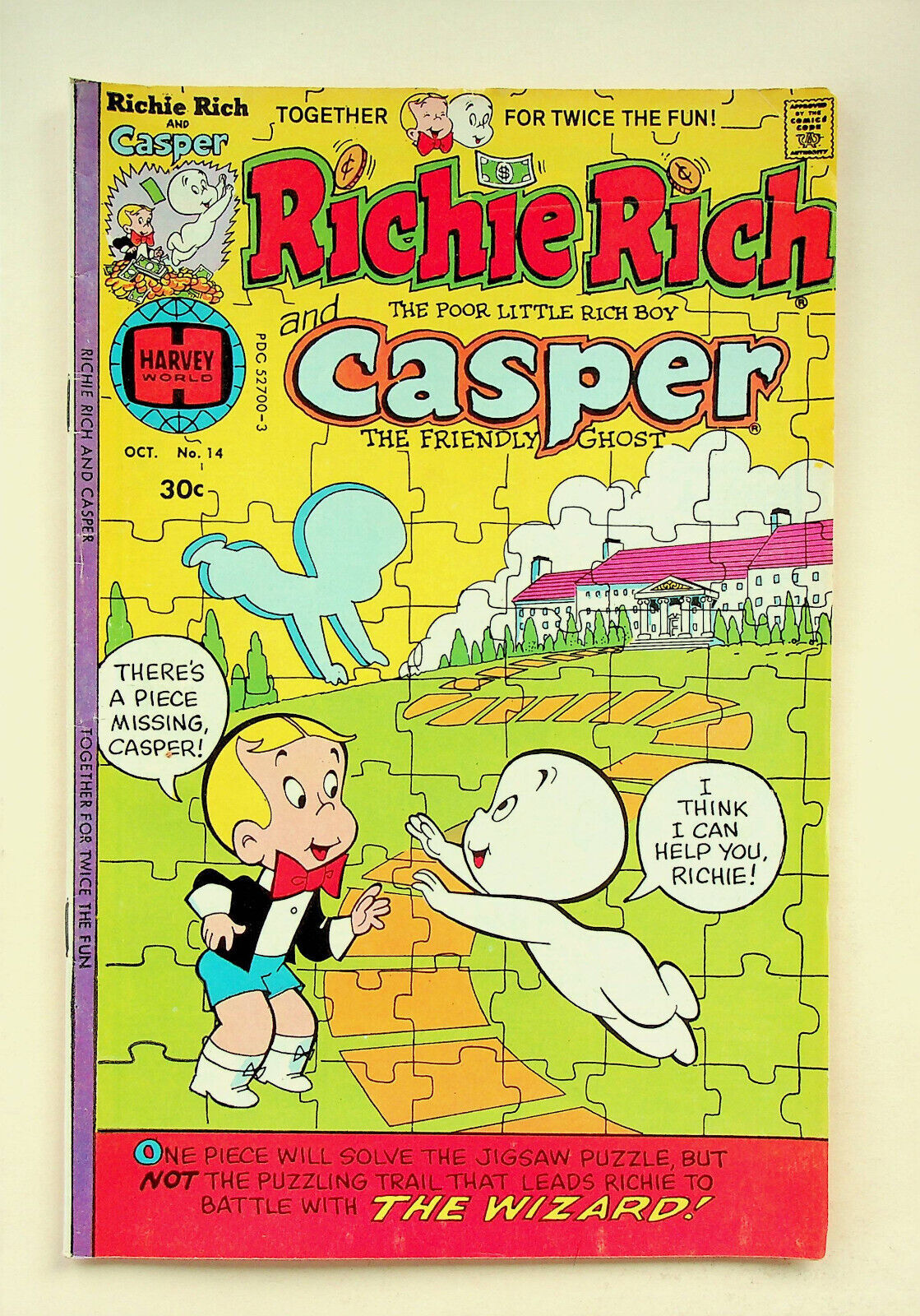 Richie Rich and Casper #14 (Oct 1976, Harvey) - Good | Comic Books ...