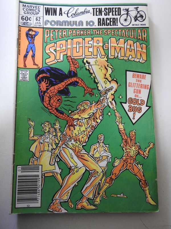 The Spectacular Spider-Man #62 Newsstand Edition (1982) | Comic Books ...