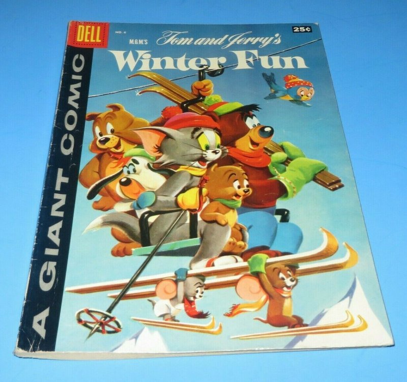 Tom and Jerry's Winter Fun #6 VG/FN 1957 Silver Age Cartoon Comic Book ...