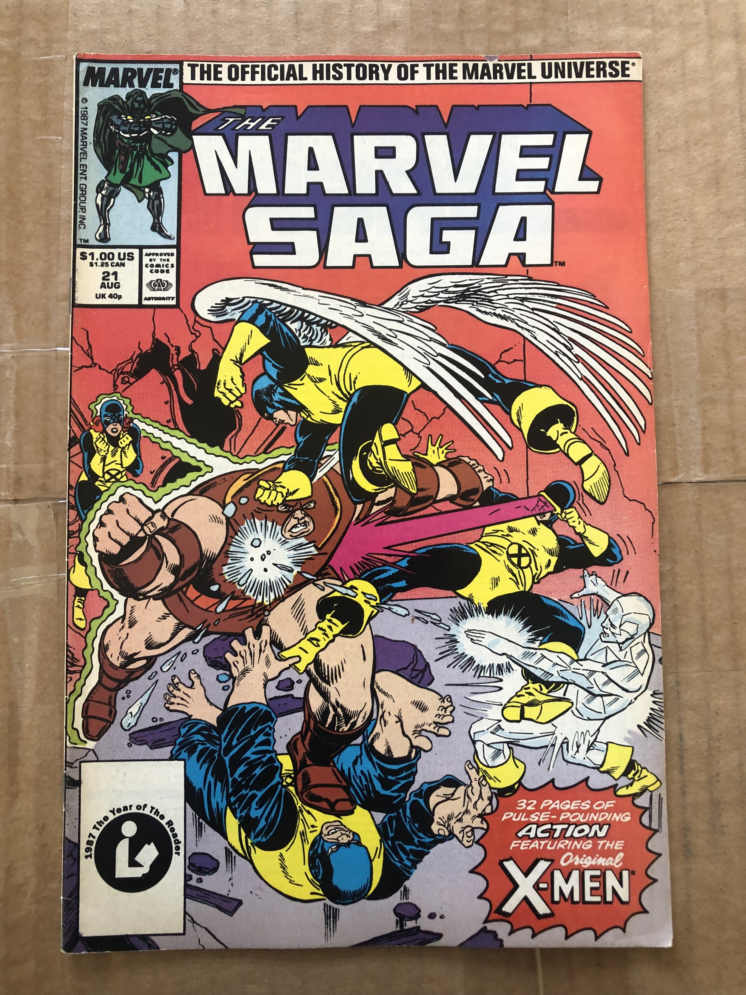 The Marvel Saga The Official History of the Marvel Universe #21 (1987 ...