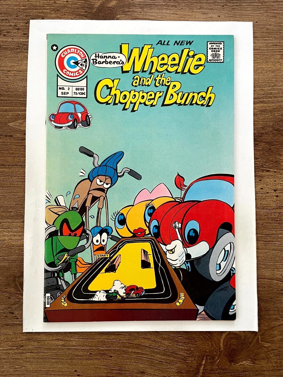 Hanna-Barbera's Wheelie & The Chopper Bunch # 2 VF/NM Charlton Comics ...