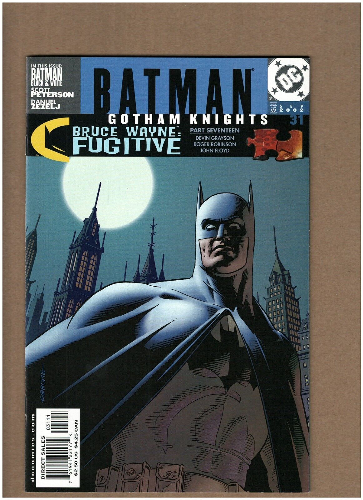 Batman Gotham Knights #31 DC Comics 2002 Bruce Wayne: Fugitive VF+ 8.5 ...