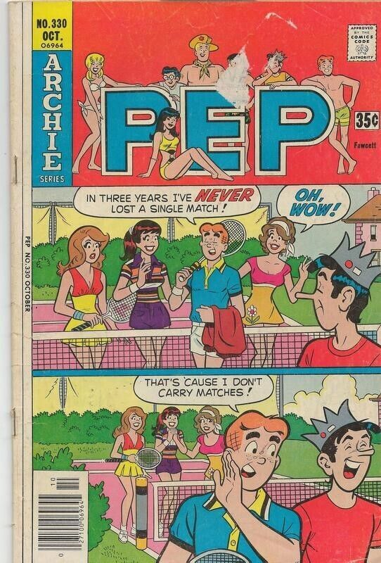 Pep Comics #330 ORIGINAL Vintage 1977 Archie Comics | Comic Books ...