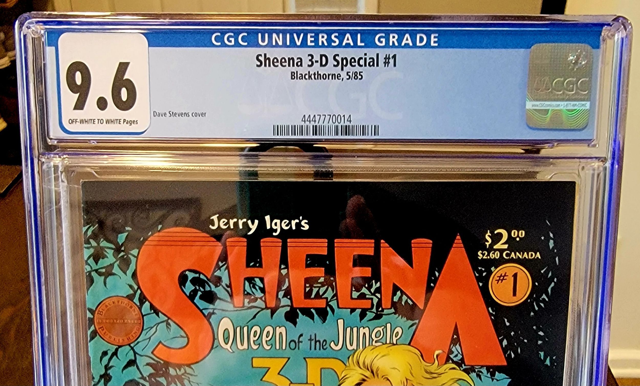 Sheena 3-D Special #1 (1985) CGC 9.6 Dave Stevens Cover | Comic Books ...