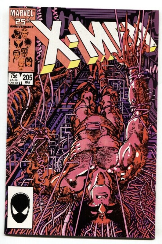 X-MEN #205 Wolverine 1986-MARVEL-HIGH GRADE NM- | Comic Books - Bronze ...