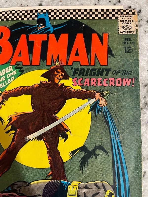 Batman # 189 VG DC Comic Book Catwoman Superman Ivy Joker Robin Gotham ...
