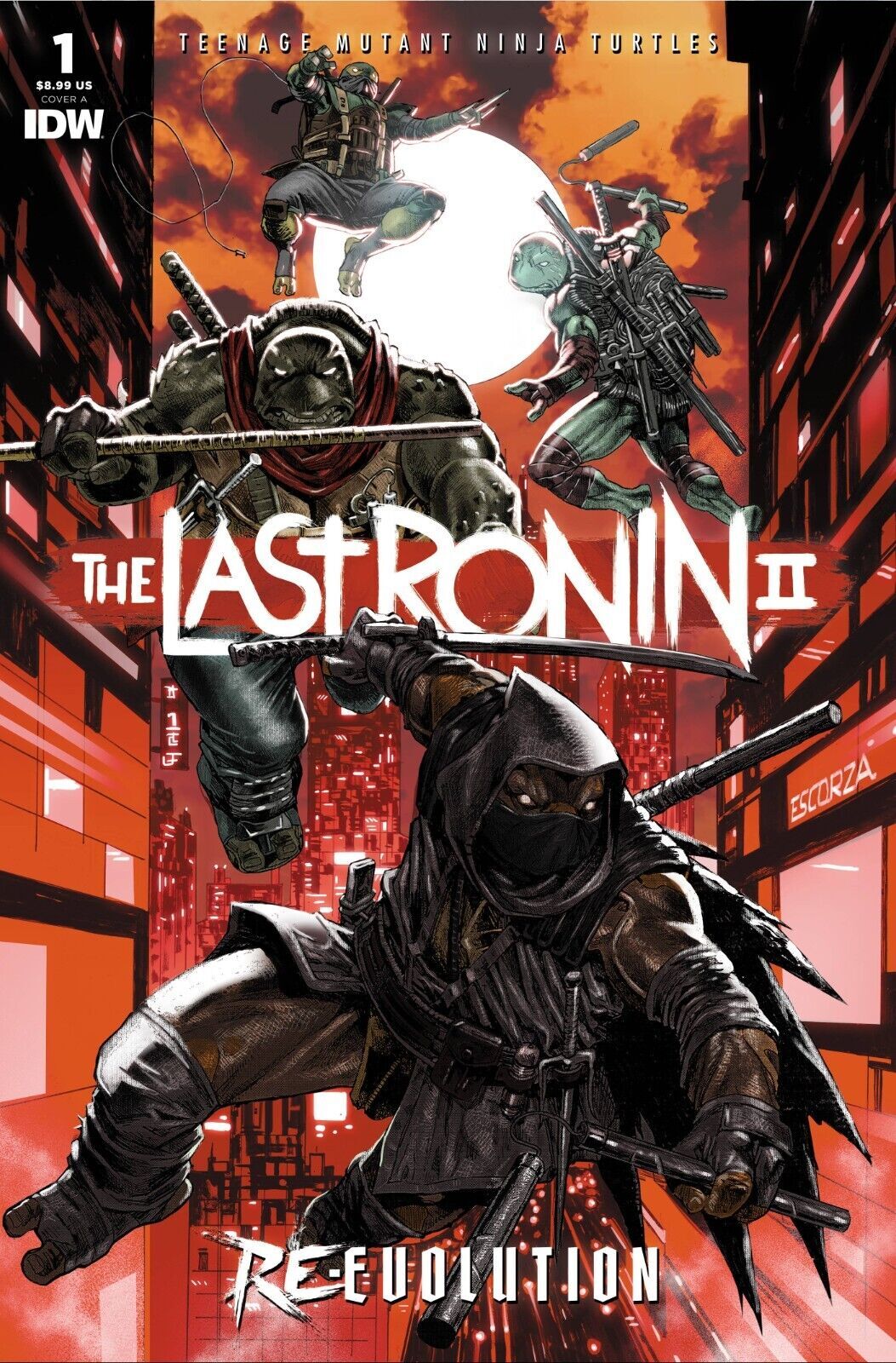 Tmnt the Last Ronin II RE Evolution #1 G 1:50 Greene SET 6 ISS 12/13/23 ...