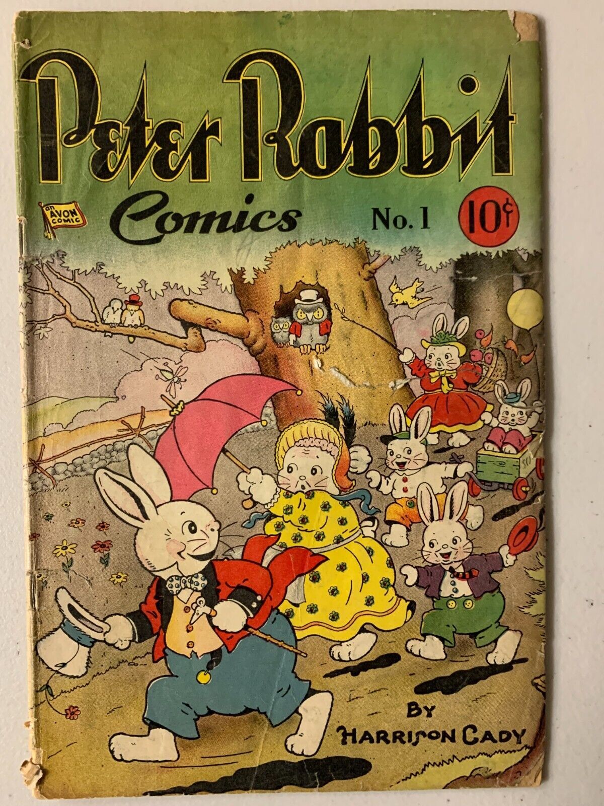 Peter Rabbit #1 torn cover 1.8 GD/FR (1947) | Comic Books - Golden Age ...