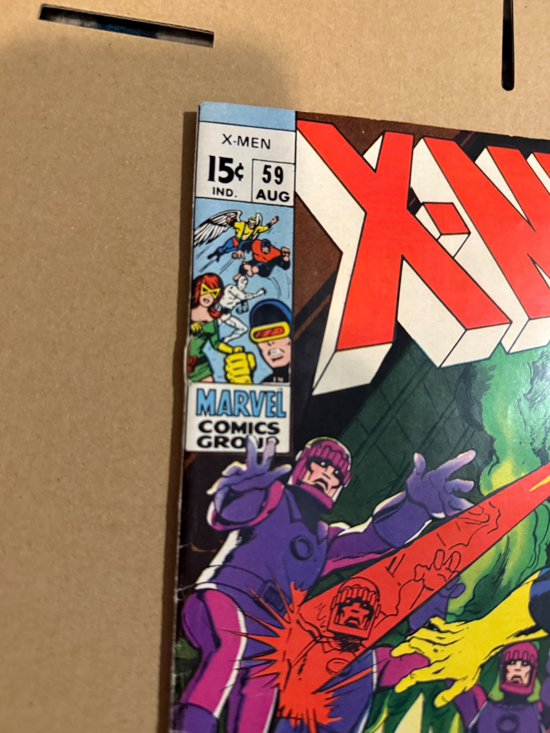 The X-Men #59 (1969) adams art - X-men last stand see descritp | Comic ...