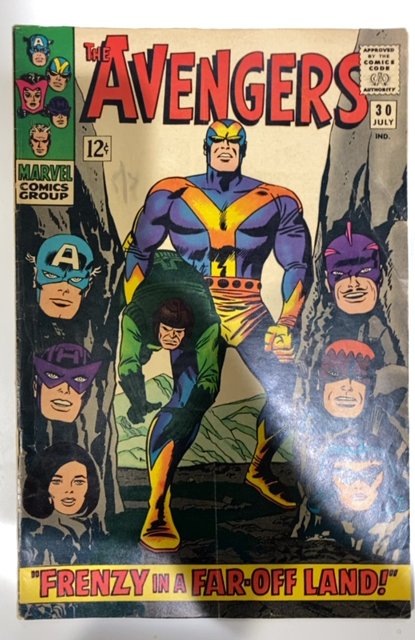 The Avengers #30 (1966) VG+ | Comic Books - Silver Age, Marvel ...