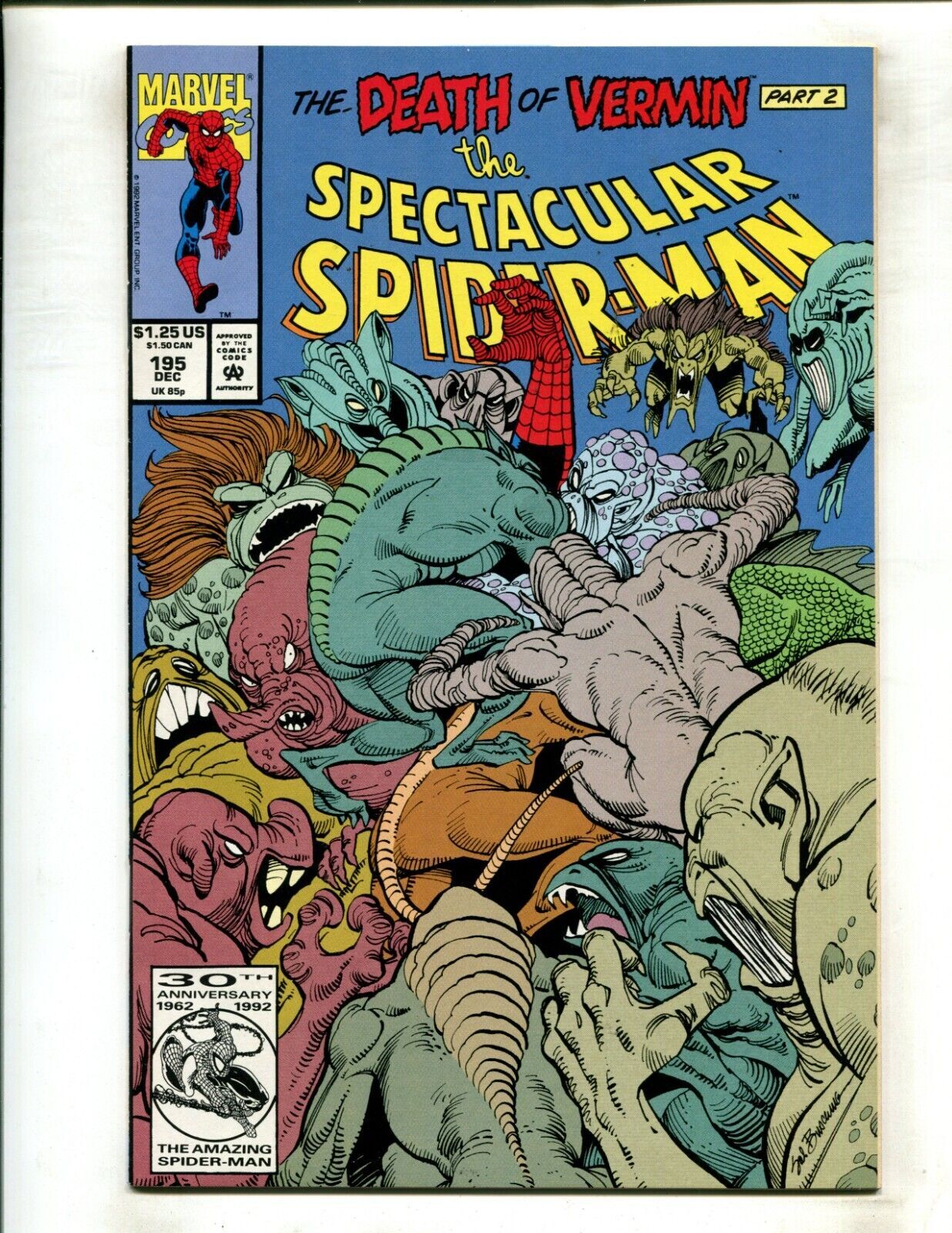 Spectacular Spider-Man #195 (9.2) the Death of Vermin Part 2!! 1992 ...