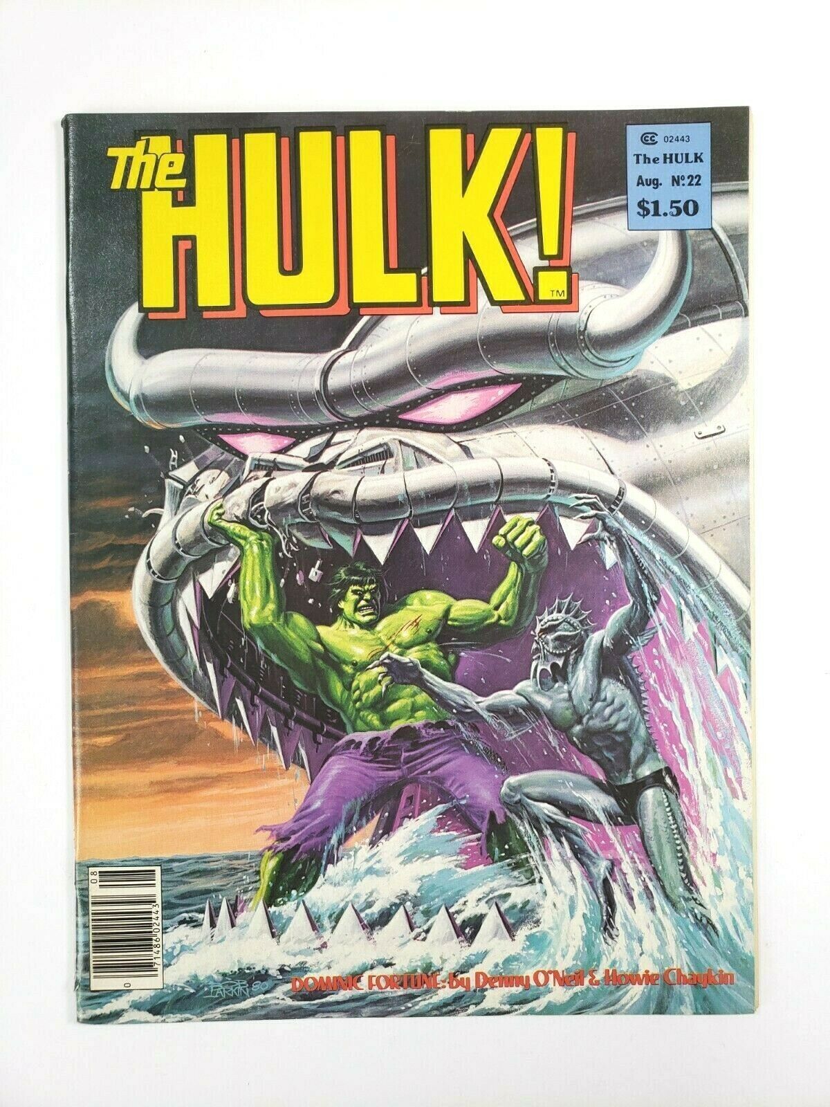 The HULK! #22 Marvel Comics Magazine 1980 Bob Larkin Cover Joe Jusko ...