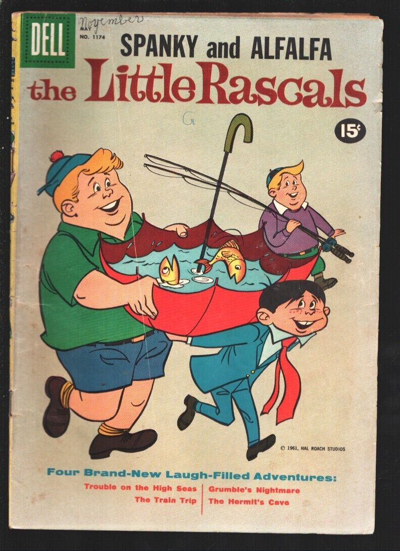 Little Rascals-Four Color Comics #1122 1961-Dell-Spanky & Alfalfa-VG ...