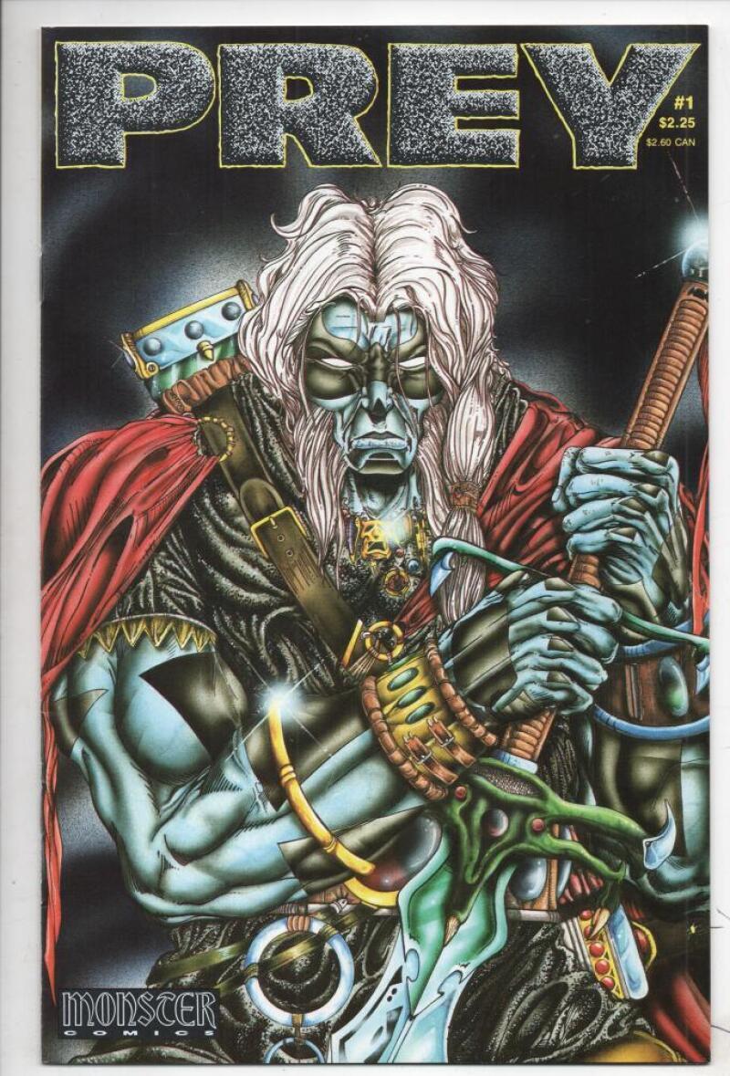 PREY #1, NM-, Monster Comoics, Troy Nixey, 1991, more Indy in store ...