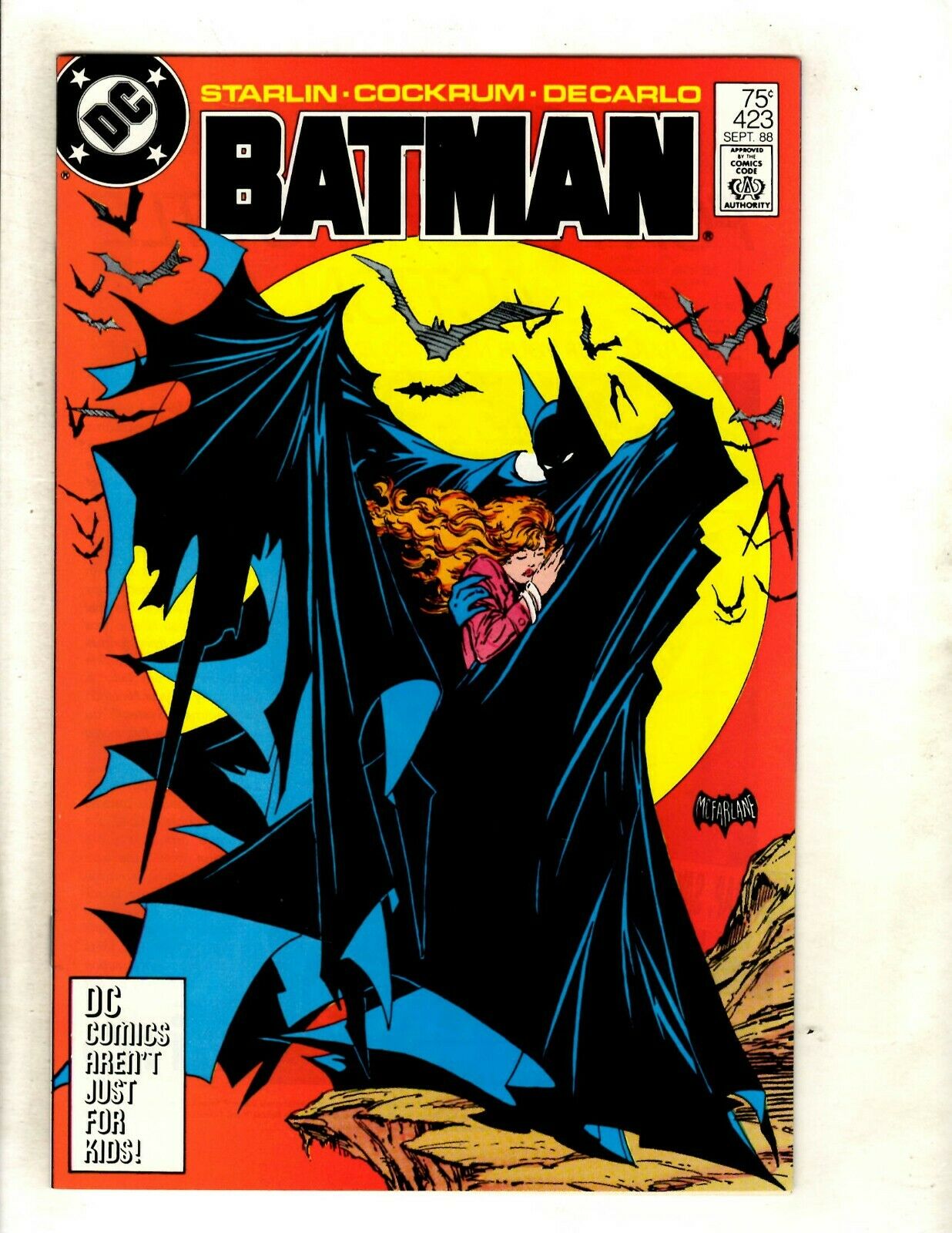 Batman # 423 NM DC Comic Book Todd McFarlane Cover Art Joker Gotham ...