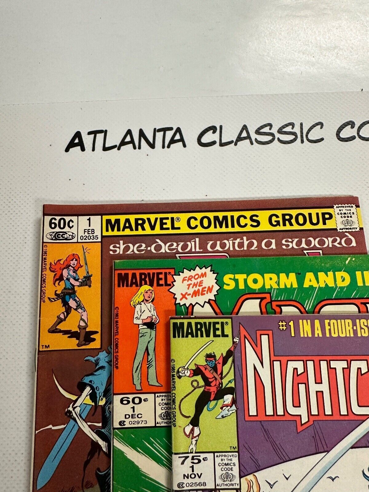 3 Marvel Comic Books Nightcrawler # 1 Magik # 1 Red Sonja # 1 Thor Hulk ...