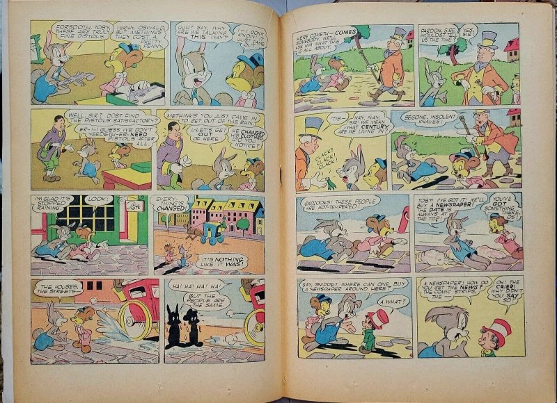 NEW FUNNIES #123 (Dell 1947) Golden Age WALTER LANTZ Woody Woodpecker ...