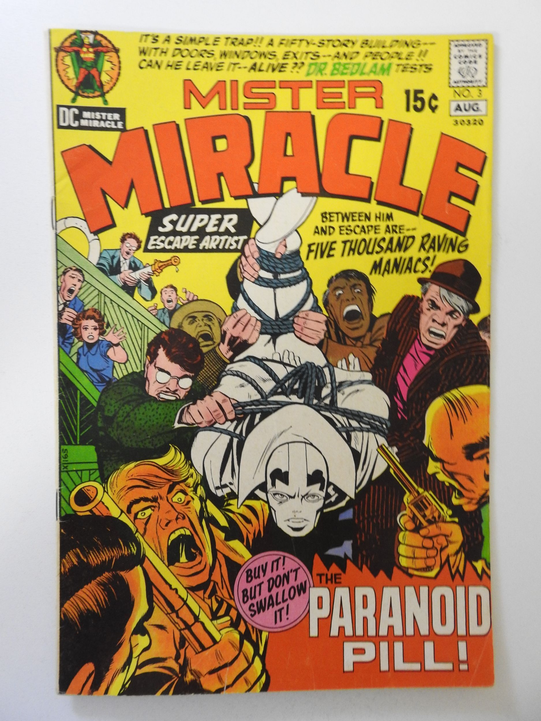 Mister Miracle #3 (1971) VG/FN Condition! 1/2 in tear fc | Comic Books ... Mister Miracle #3 (1971) VG/FN Condition! 1/2 in tear fc | Comic Books ...