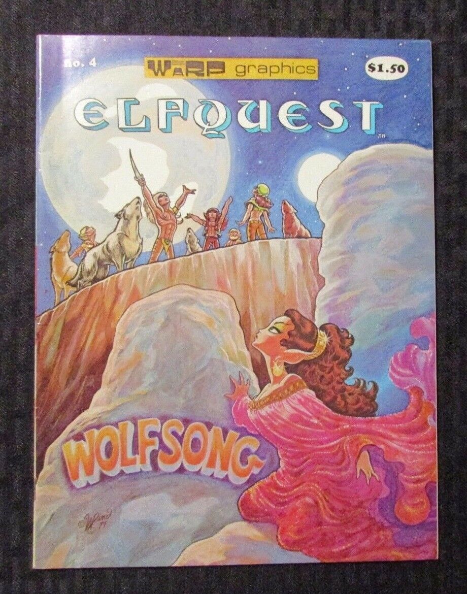 1979 ELFQUEST #4 VF Warp Graphics - Wendy & Richard Pini - Wolfsong ...