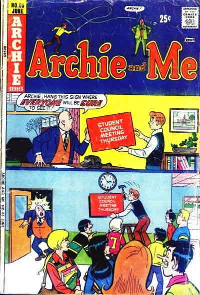Archie and Me #65 VG ; Archie | low grade comic June 1974 Student ...