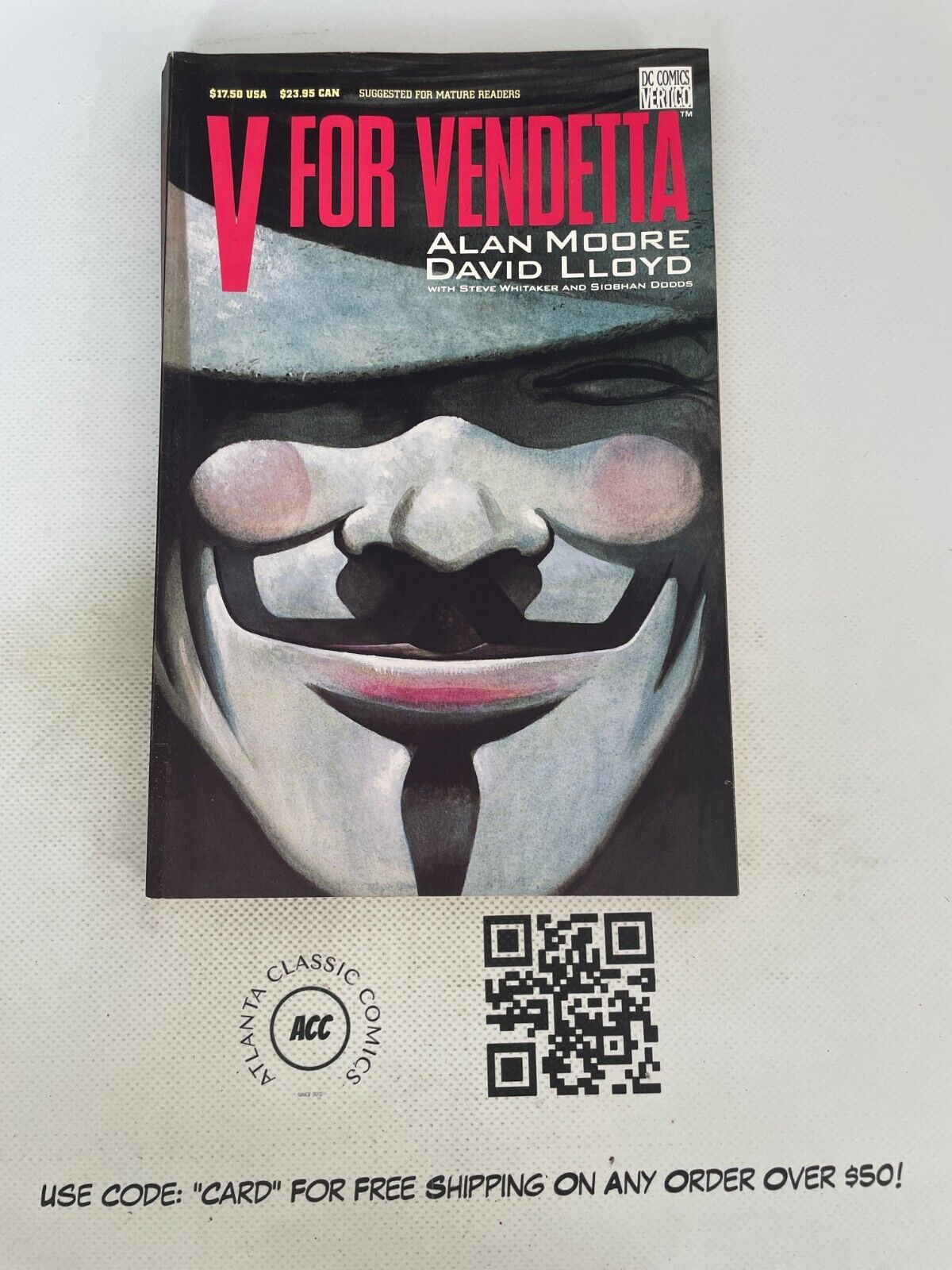 V For Vendetta DC Vertigo Comics TPB Graphic Novel Book Alan Moore ...