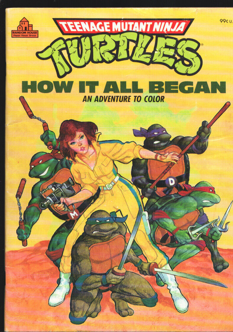 Teenage Mutant Ninja Turtles 1988-Random House-How It All Began-An ...