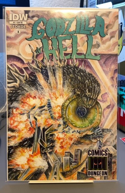 Godzilla In Hell #1 Cover RE - Comics Dungeon (2015) | Comic Books ...