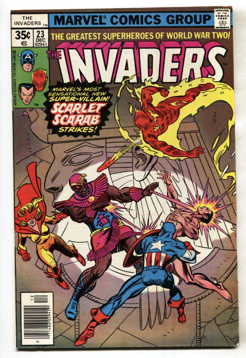 The Invaders #23 1982- comic book-1st Scarlet Scarab | Comic Books ...