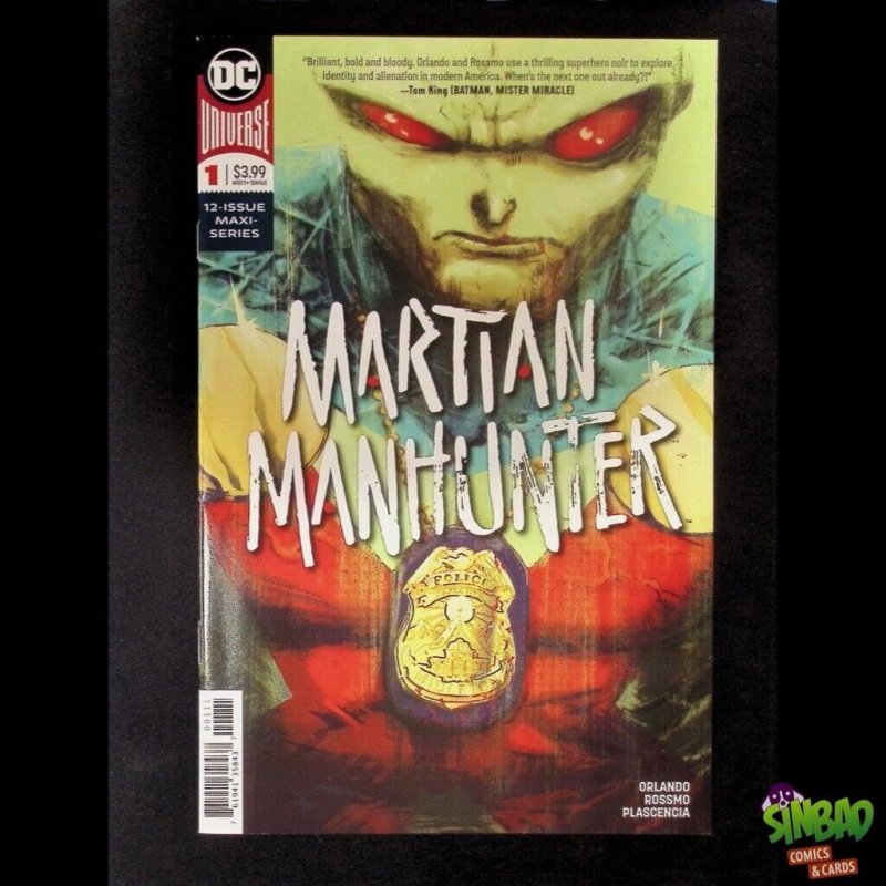 Martian Manhunter, Vol. 5 1A Origin of J'onn J'onzz, Martian Manhunter ...