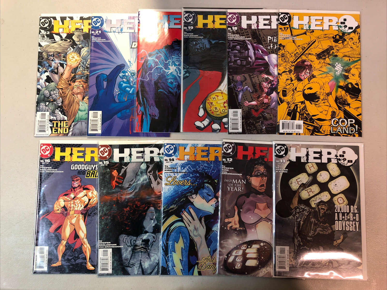 (Dial H For) Hero H-E-R-O (2003) #1-12, 14-22 (VF+/NM) Near Complete ...