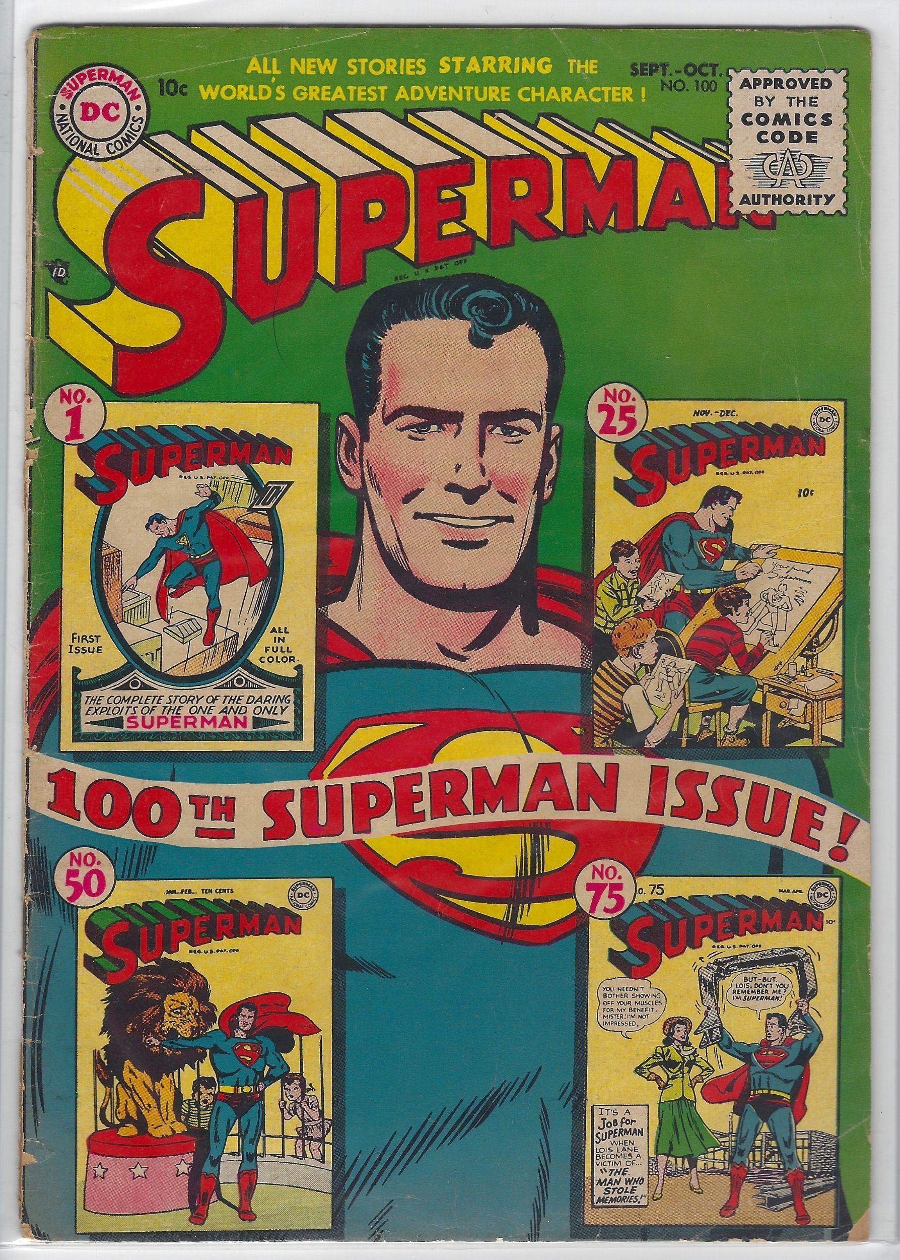 Superman #100 (1955) | Comic Books - Golden Age, DC Comics, Superman ...