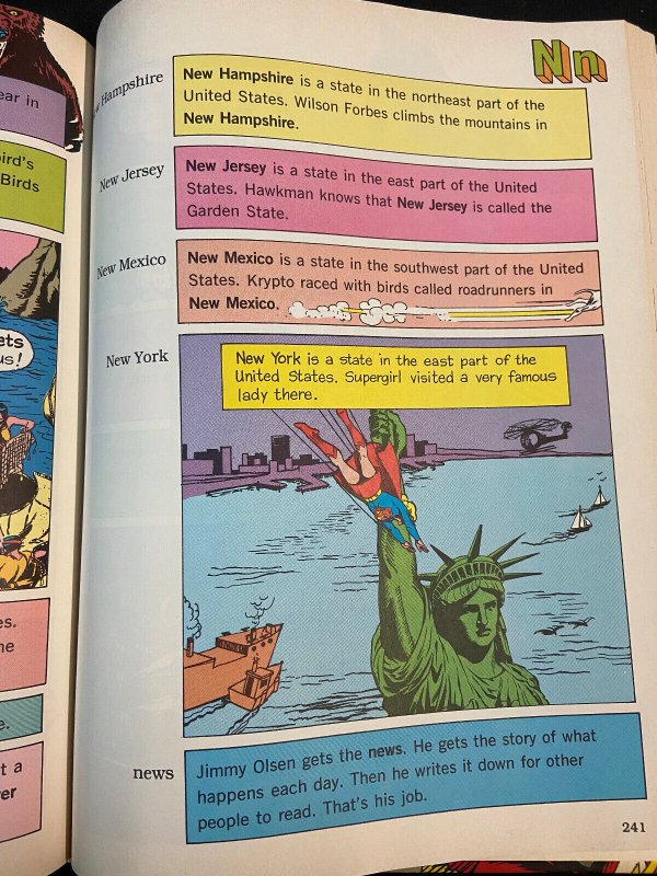 The Super Dictionary JOE Kubert Cover ART Superman Batman Wonder Woman ...